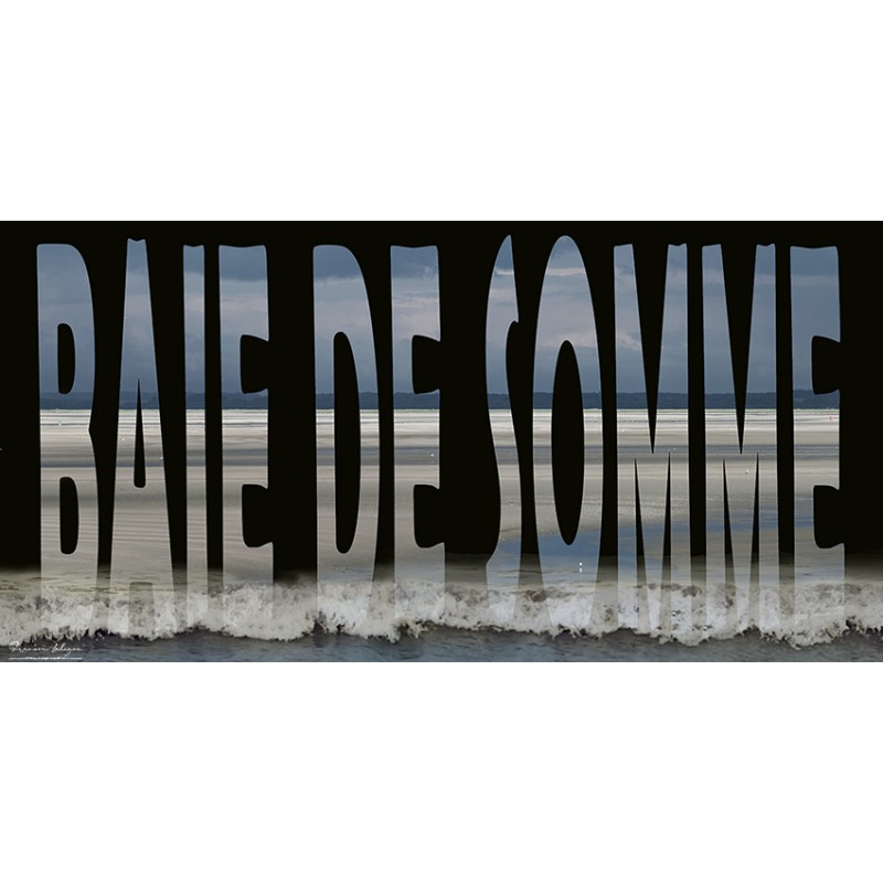 photo,affiche,poster,lettrage,de la baie de Somme,impression,papier